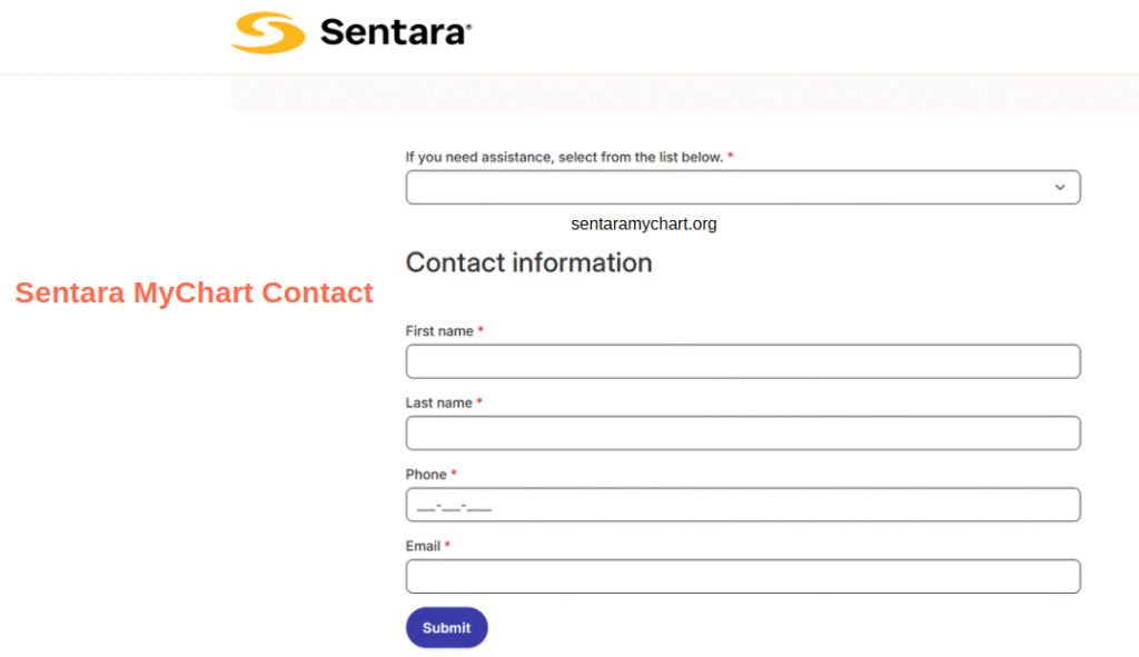Contact Sentara Health - Sentara MyChart